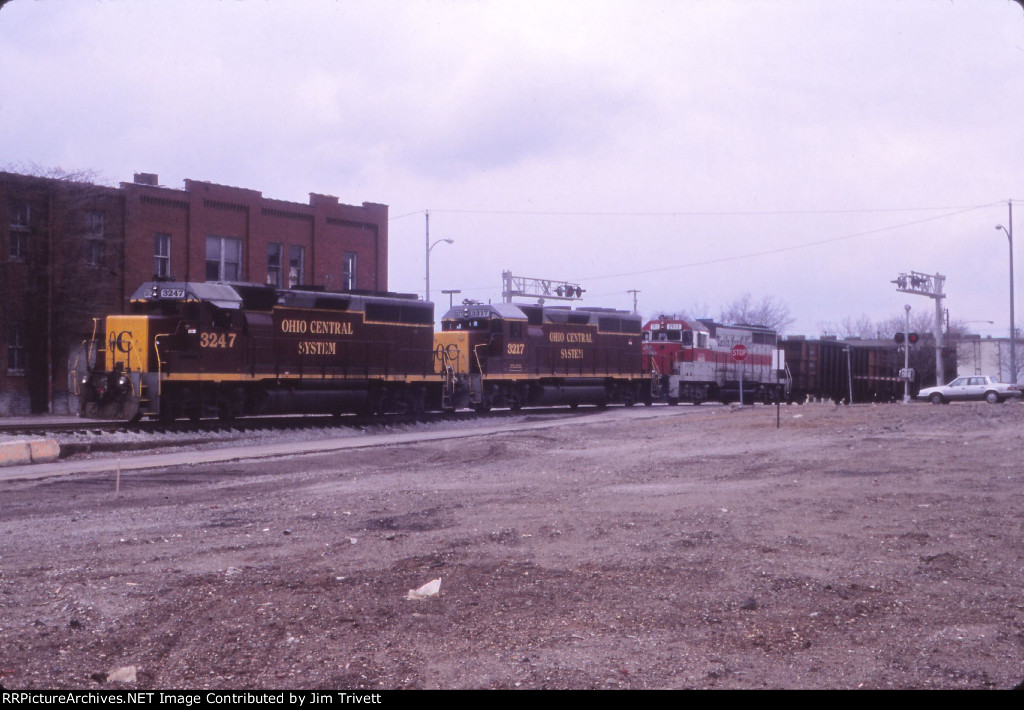 OHCR 3247 following a coal train into Zanesville